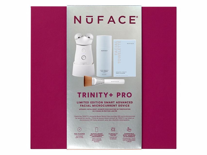 NuFACE TRINITY+ PRO Smart Advanced Facial Toning Starter Kit - Limited ...